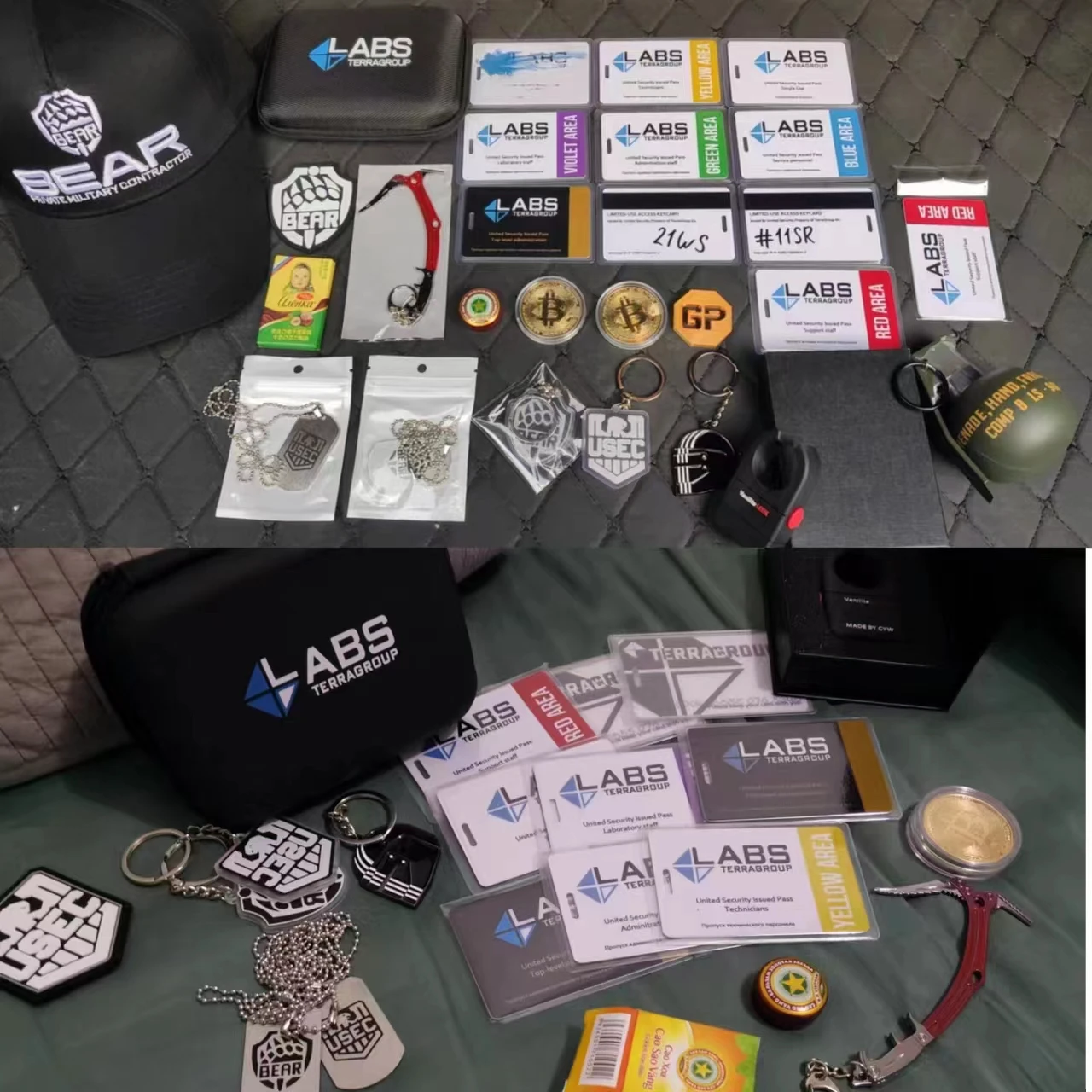 Game-Escape-From-Tarkov-Key-Card-tarjeta-de-figura-de-acceso-Red-Blue ...