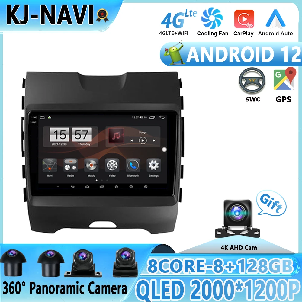Android 12 Car Radio Multimedia Mirror Link Rear Camera Video Player ...
