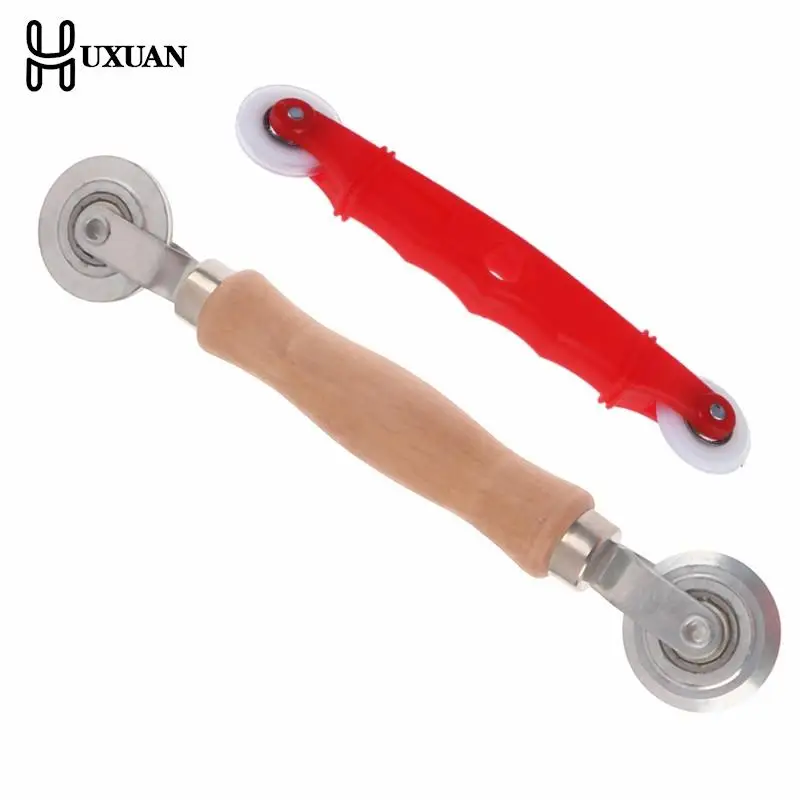 Rubber-Rolling-Wheel-Tools-Wooden-Handle-Spline-Roller-For-Renovator ...