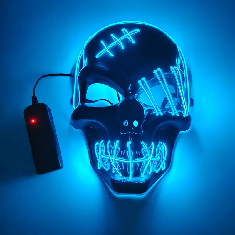 Halloween-Scary-Light-Up-Mask-LED-Glowing-Skull-Mask-Full-Face-Neon ...