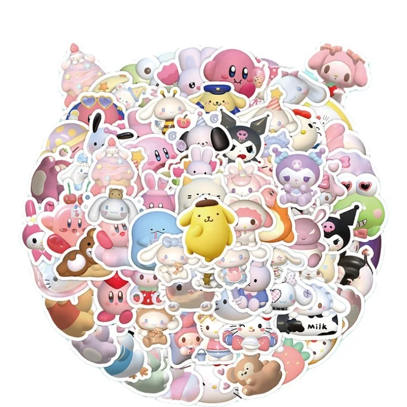 3d Avatar Sanrio Sticker | Stickers Kuromi Melody | Kuromi 3d Stickers ...