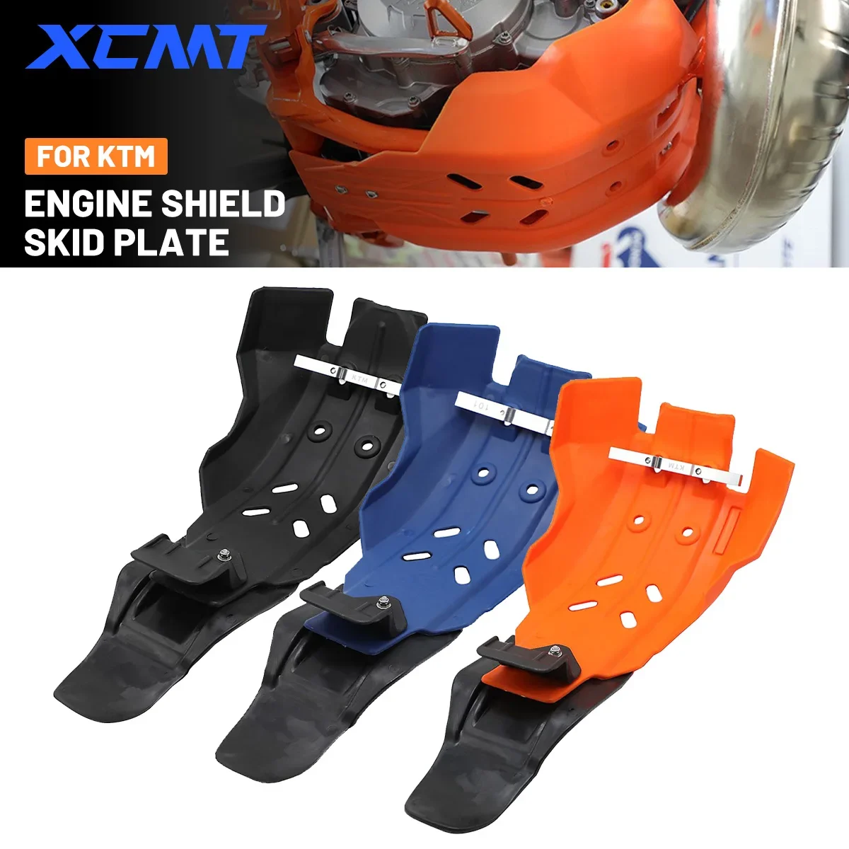 Motorcycle Engine shield Frame Protector Cover Guard Skid Plate For KTM ...
