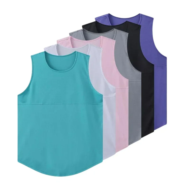 Men Fitness Vest Basketball Football Running Tank Gym Sports Tops Male ...