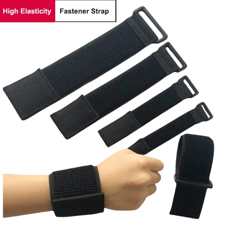 5pcs Customizable Elastic Reverse Buckle Nylon Magic Elastic Band Hook ...