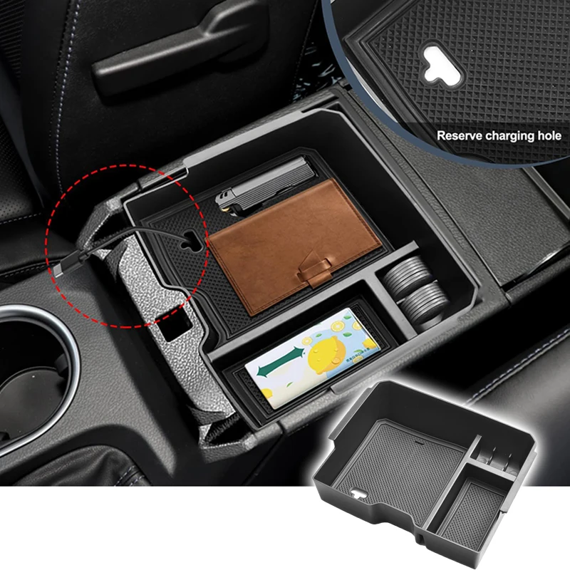 Center-Console-Organizer-For-2024-Ford-Ranger-XL-and-Ranger-XL-XLT ...