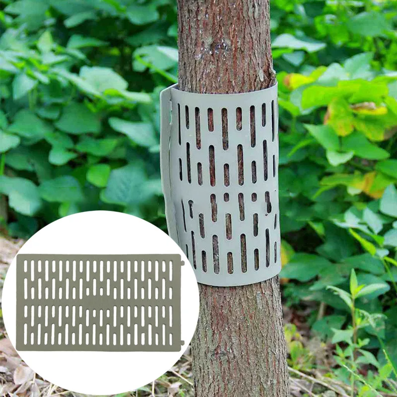 Adjustable Tree Trunk Protector Flexible Plastic Weather-proof Fence ...