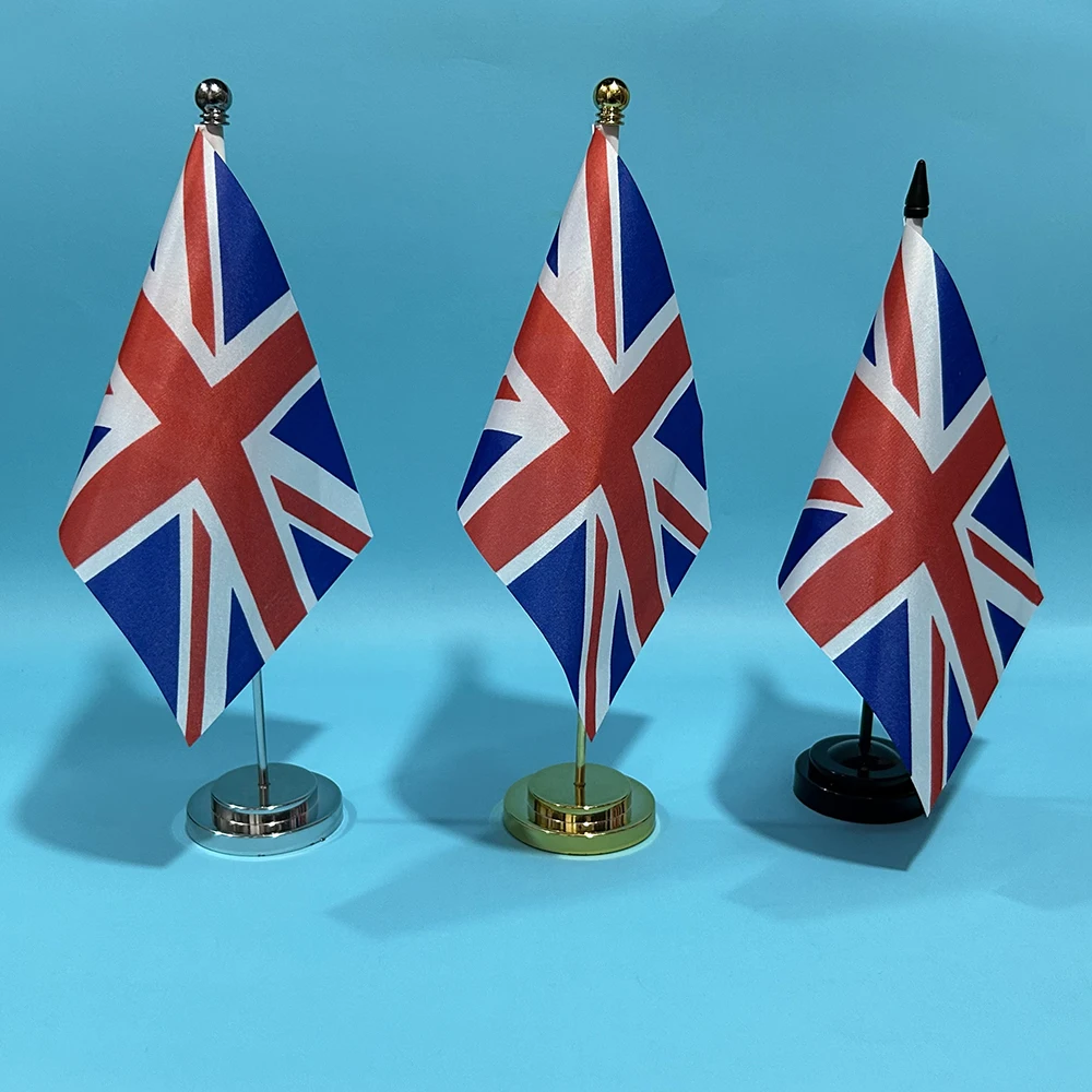 SKY FLAG Office Desk Flag Of Union Jack UK British England flag 14x21cm ...