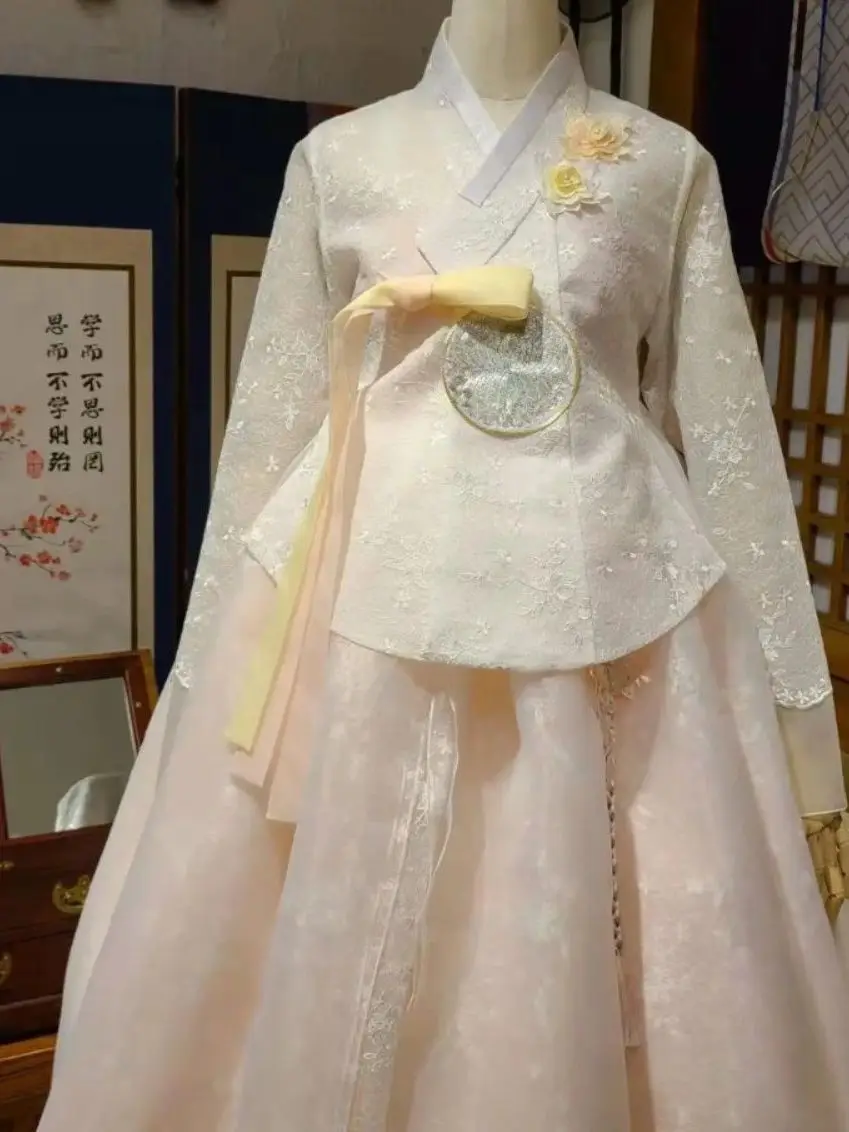 Yanji-conjunto-completo-de-ropa-Hanbok-de-lujo-para-mujer-vestido-de ...