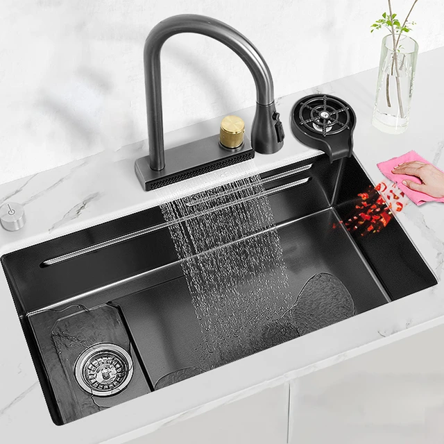 Black Undermount Kitchen Sinks