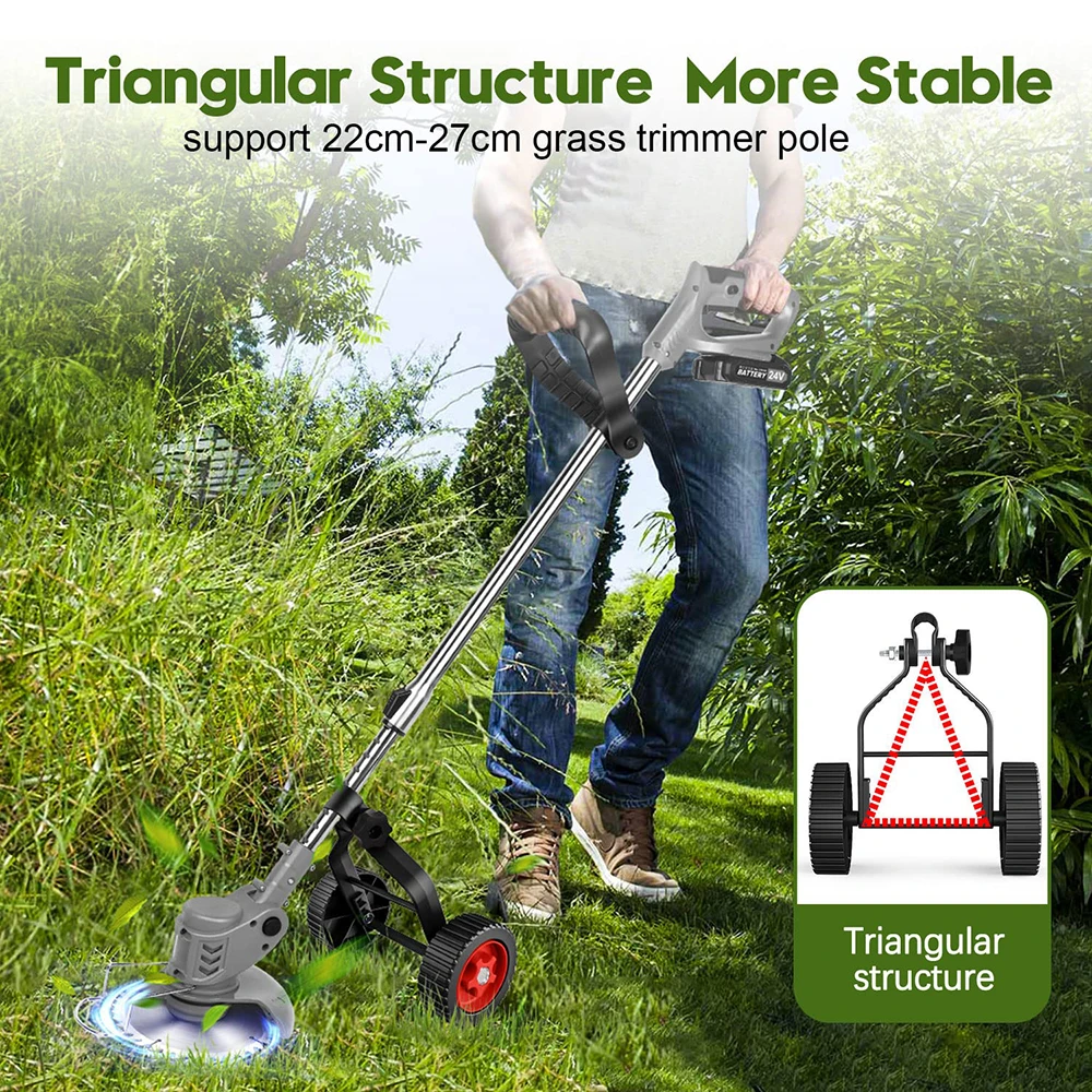 Lawn Trimmers On Wheels