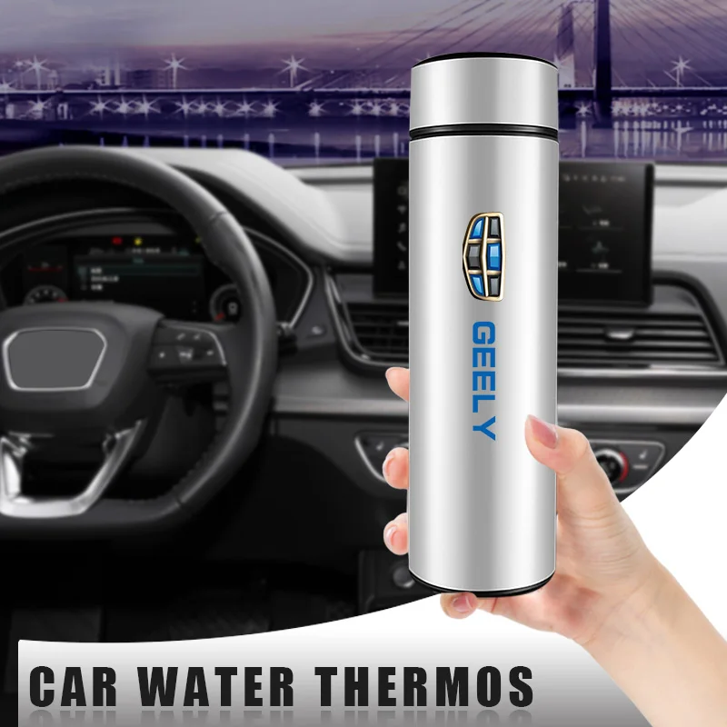 1pcs Car Stainless Thermos Cup Display Temperature for BMW Mini Cooper ...