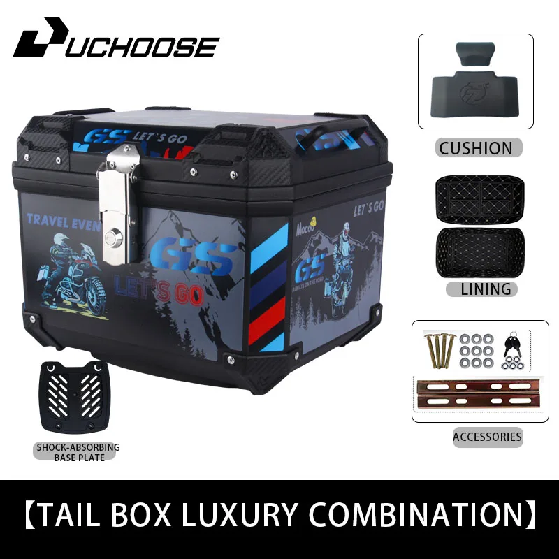 45L-Universal-For-R1200GS-R1250GS-F800GS-F850GS-G310gs-F750gs-Top-Rear ...