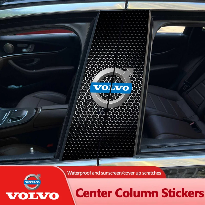 2Pcs Car B-Pillar Decals Auto Center Column Decoration Stickers For ...
