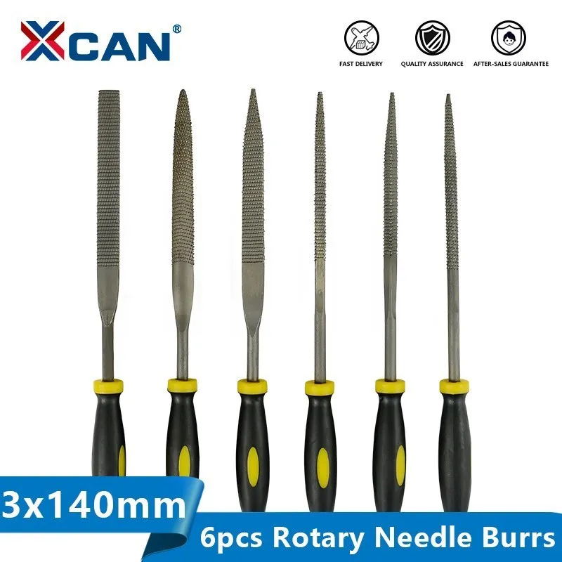 XCAN 6 Pieces Metal File Rasp Diamond Needle File set Repair Tool for ...
