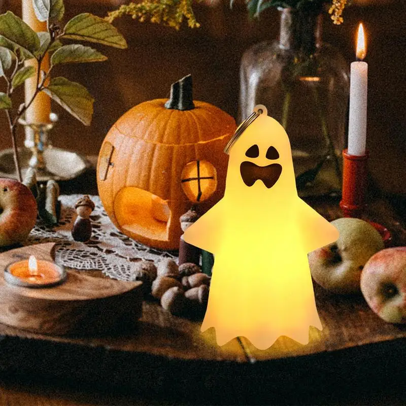 LED Halloween Decoration Lights Battery Operated Ghost lamps Hangable ...