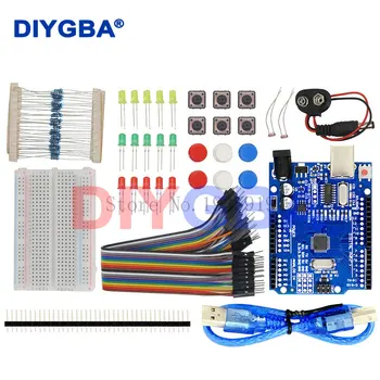 Starter kit 13 in 1 kit new Starter Kit mini Breadboard LED jumper wire button for arduino ...