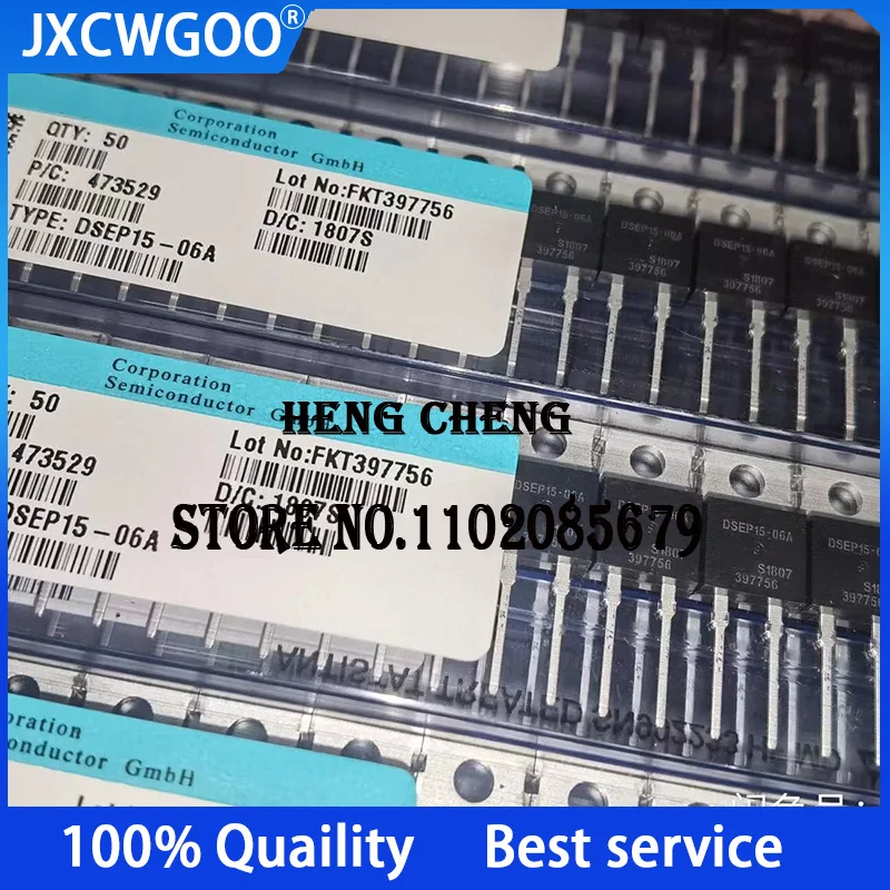 10PCS-100-New-Original-DSEP15-06A-DSEP1506A-TO-220-2-600V-15A-35ns-fast ...