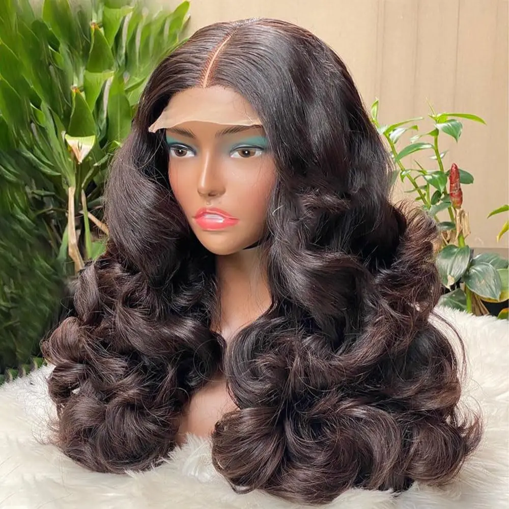 300-Density-Wear-And-Go-Glueless-Wig-Human-Hair-PrePlucked-Bleached ...