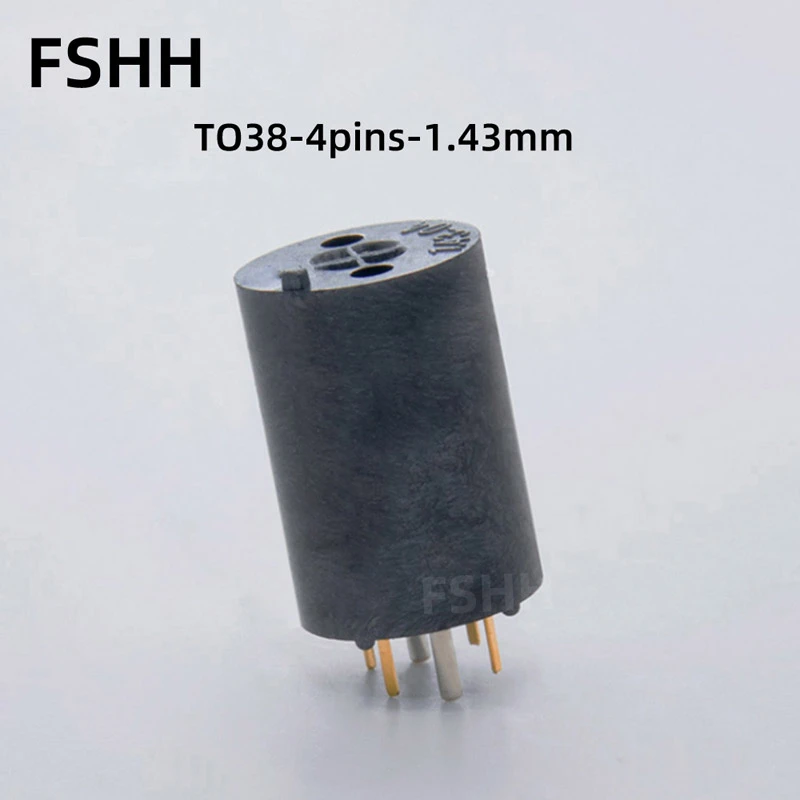 TO38 4pin 1.43mm pitch Crystal transistor test socket laser diode ...