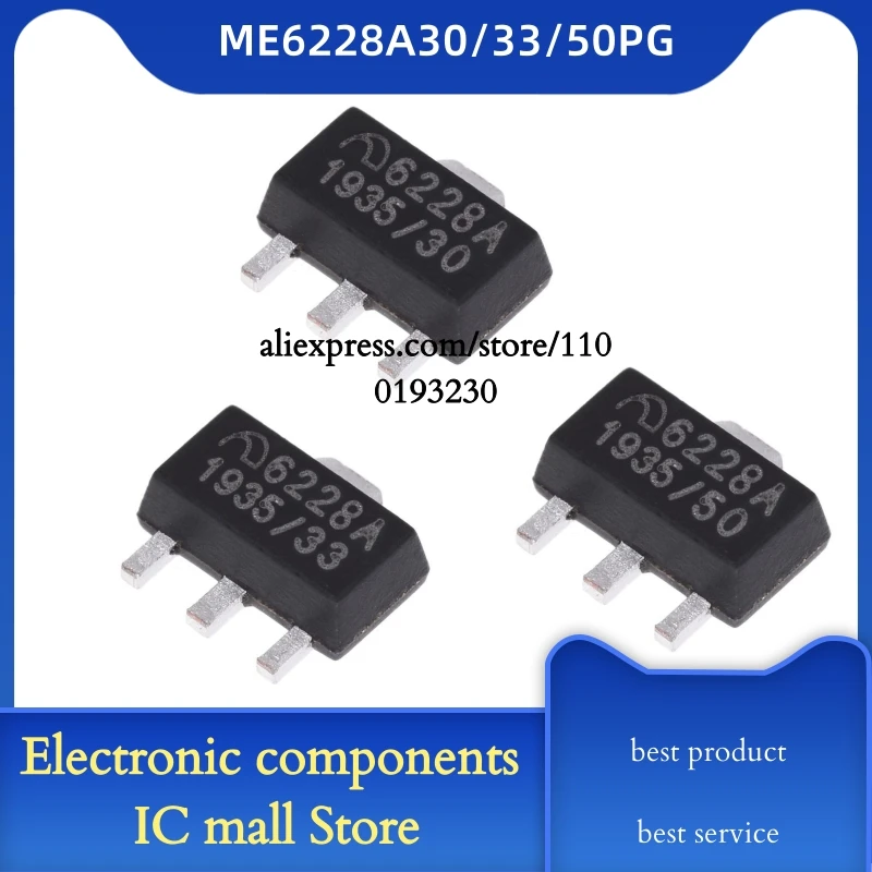 1000PCS-LOT-ME6228A33PG-ME6228A30PG-ME6228A50PG-LOW-power-consumption ...