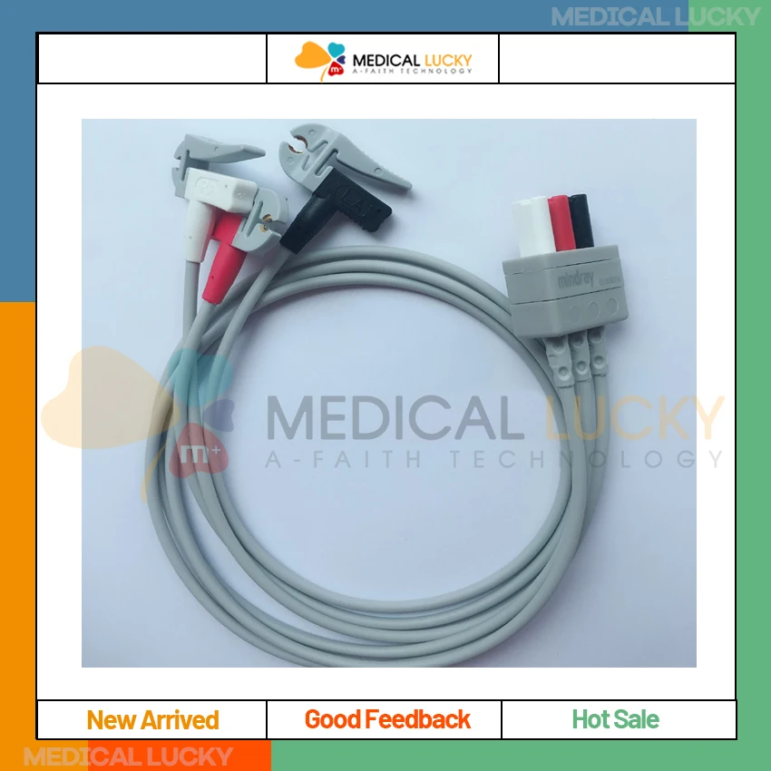 Original Mindray Children 3 Lead Split ECG AHA Clip Type EL6307A 3 ...