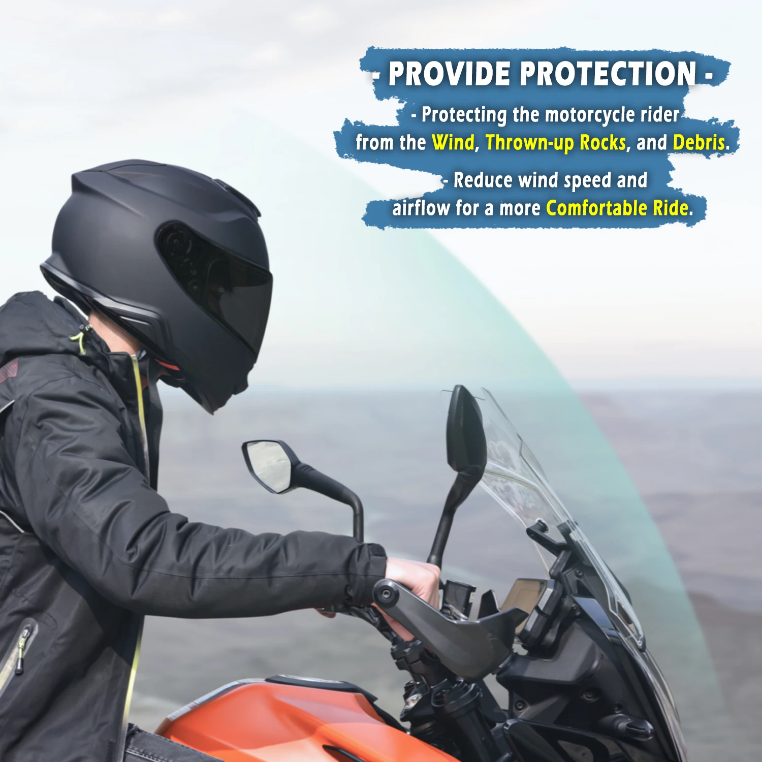 2022 Ktm Adventure Windshield