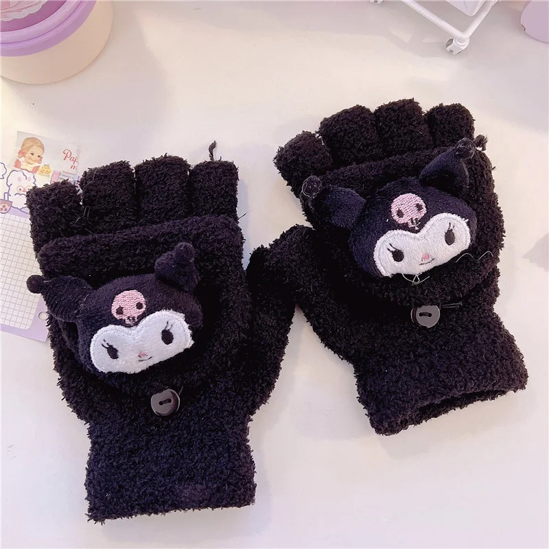Kawaii Anime Kuromi Gloves - KawaiiMerch.com