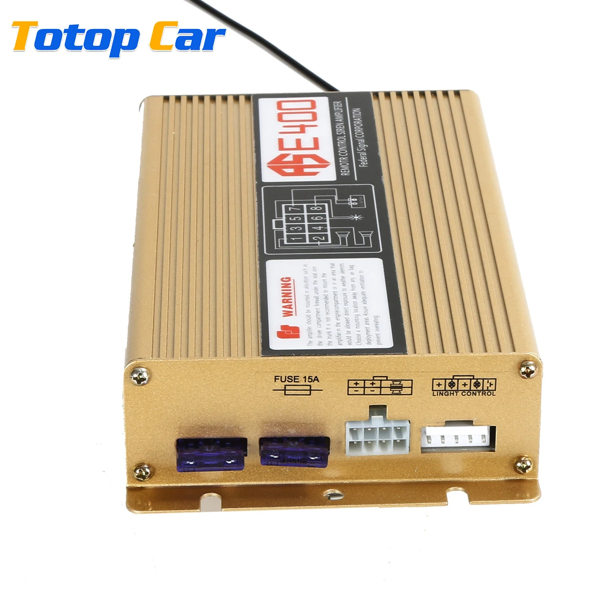 12V Car Police Sirens 400W 15 Tone Auto Warning Alarm Horn Emergency ...