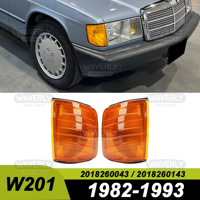 for 1982-1993 W201 Mercedes Benz 190D 190E Front Marker Turn Signal ...