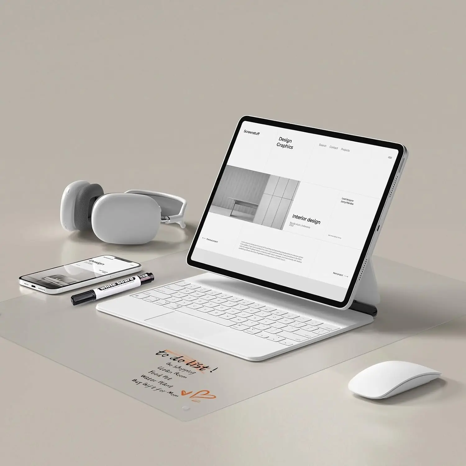 Clear Glass Desk Mat 20"" X 16"" Tempered Desk Protector Pad For ...