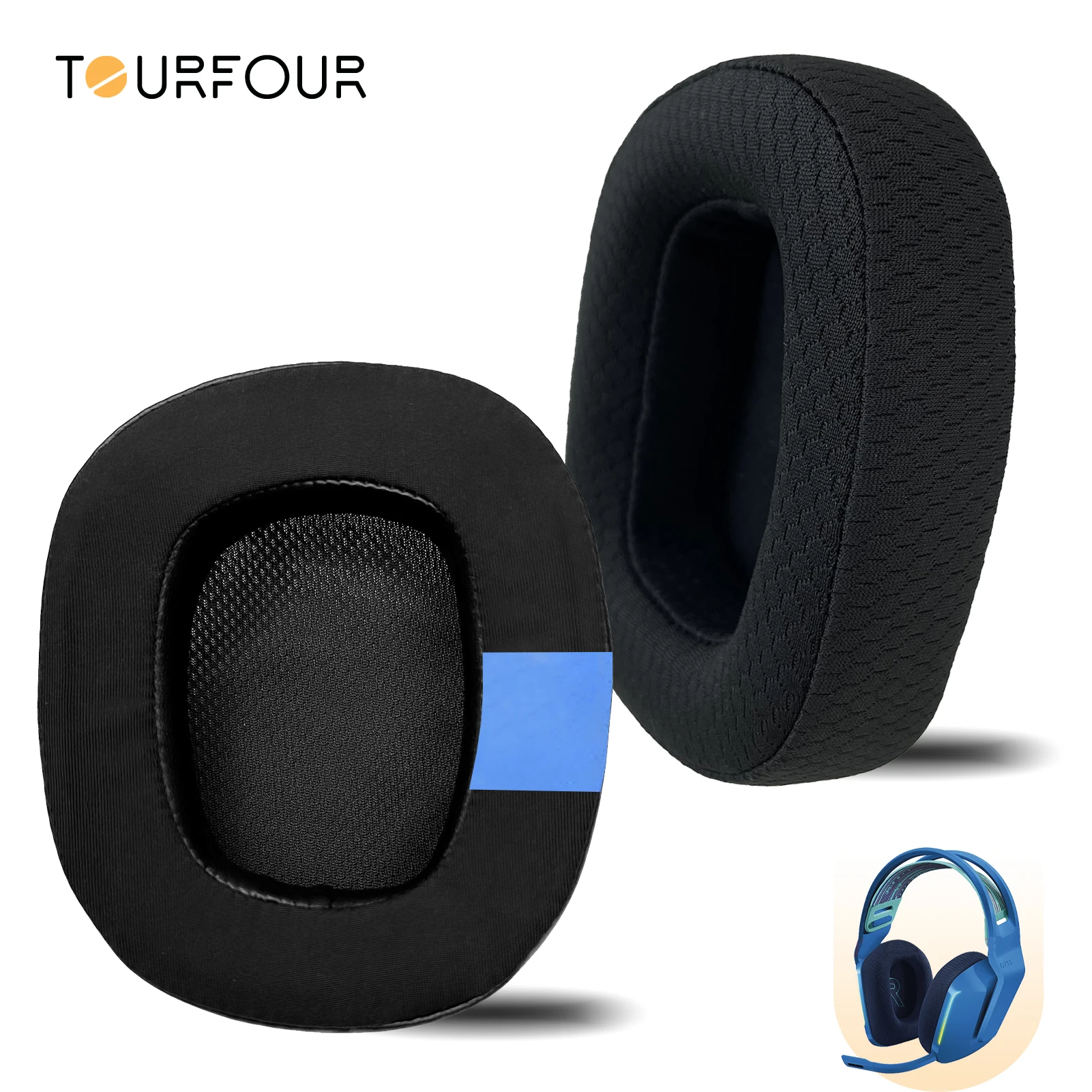 TOURFOUR Replacement Earpads for Logitech G733 Headphones Ear Cushion ...