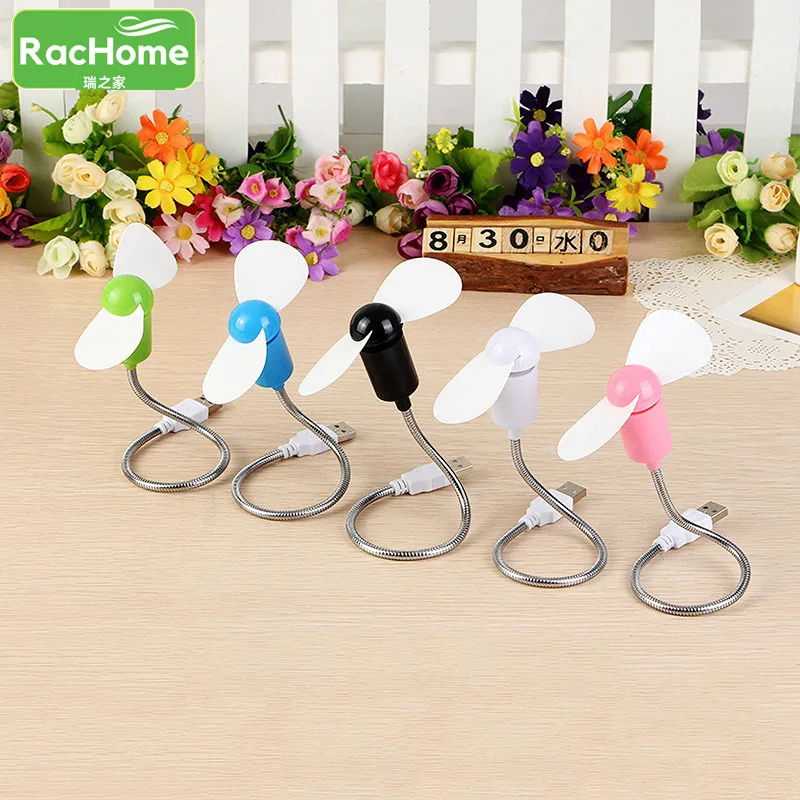Mini Snake Fan Silent Soft Leaf Fan Computer Usb Fan Bendable Mini Soft ...