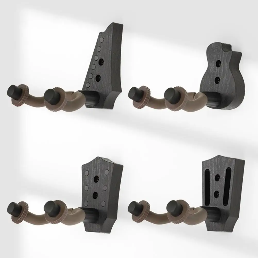 YOUZI Folk Guitar Hook Hanger Creative Wooden Wall Mount Display Stand Violin Ukulele Holder ...