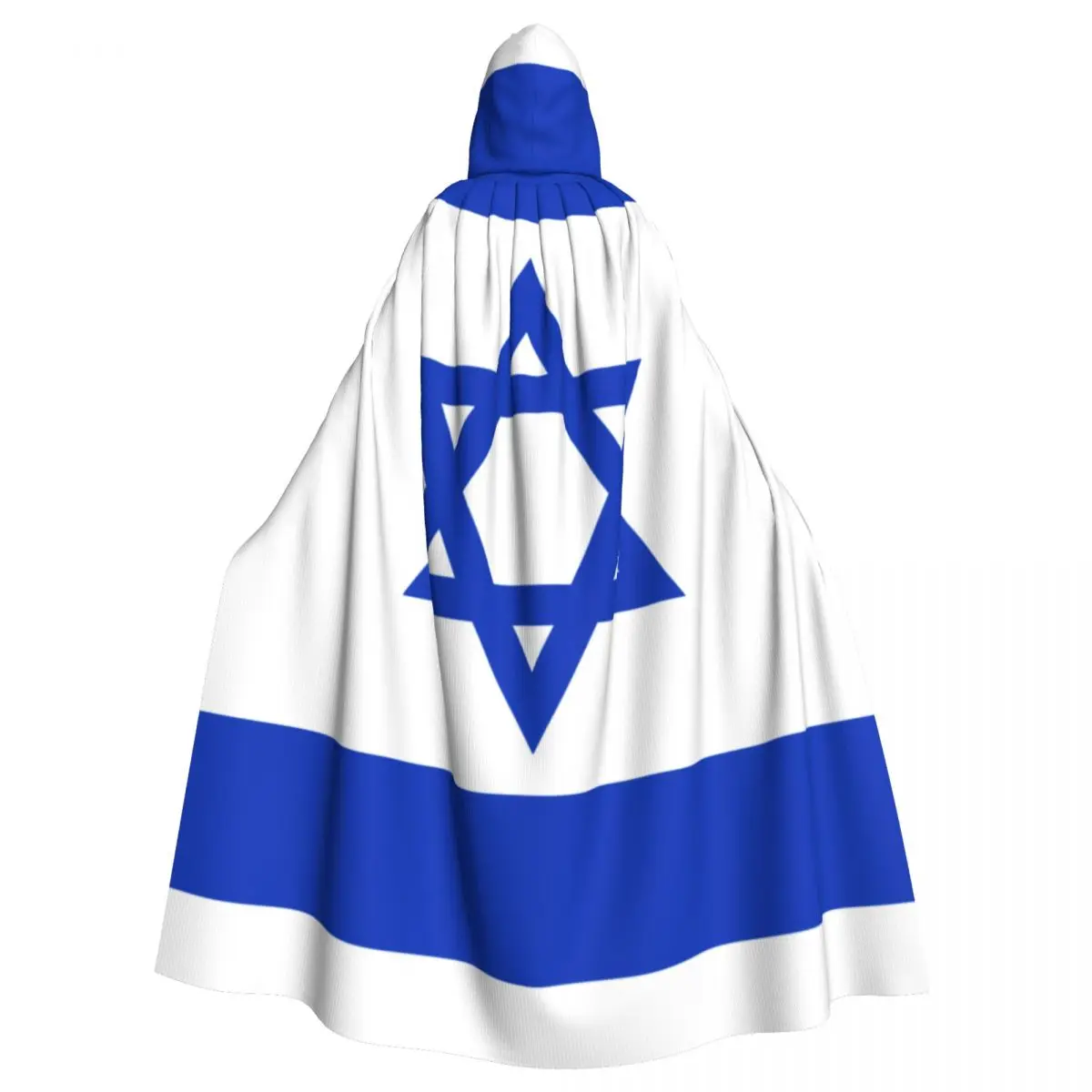 Capa-con-capucha-para-adulto-disfraz-Medieval-con-bandera-de-Israel-bruja-vampiro-elfo-Purim ...