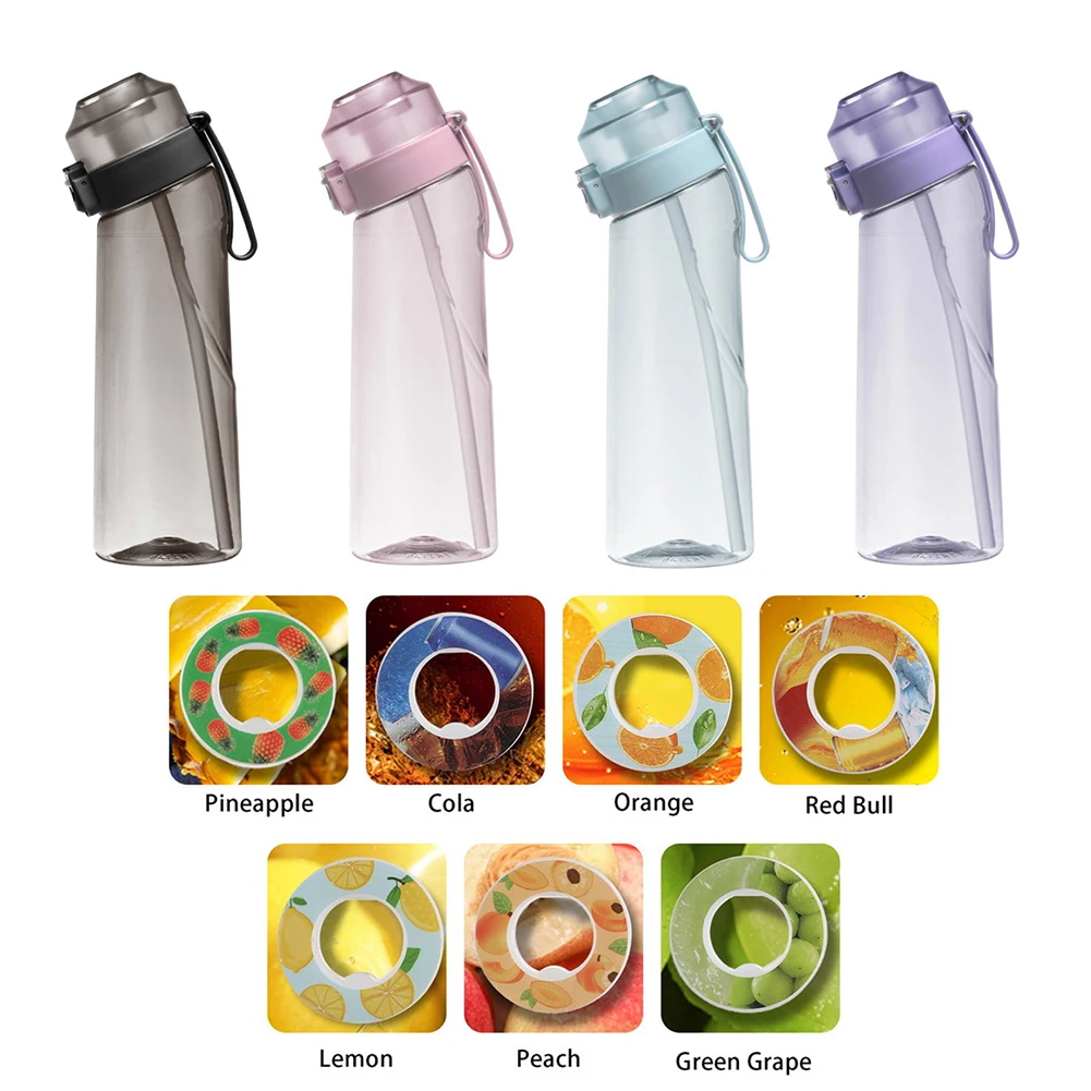 Botella de agua con sabor a aire de Cola de fruta, 650 ML, taza de agua ...