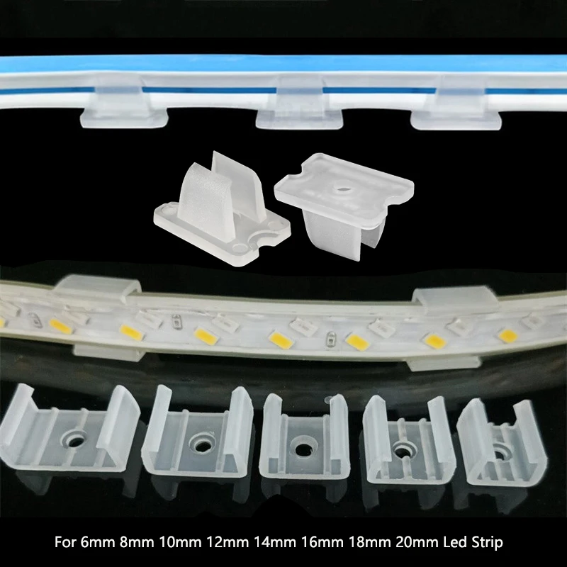 LED-Strip-Fix-Clips-Connector-2835-5050-RGB-Neon-Light-Fastener-110 ...
