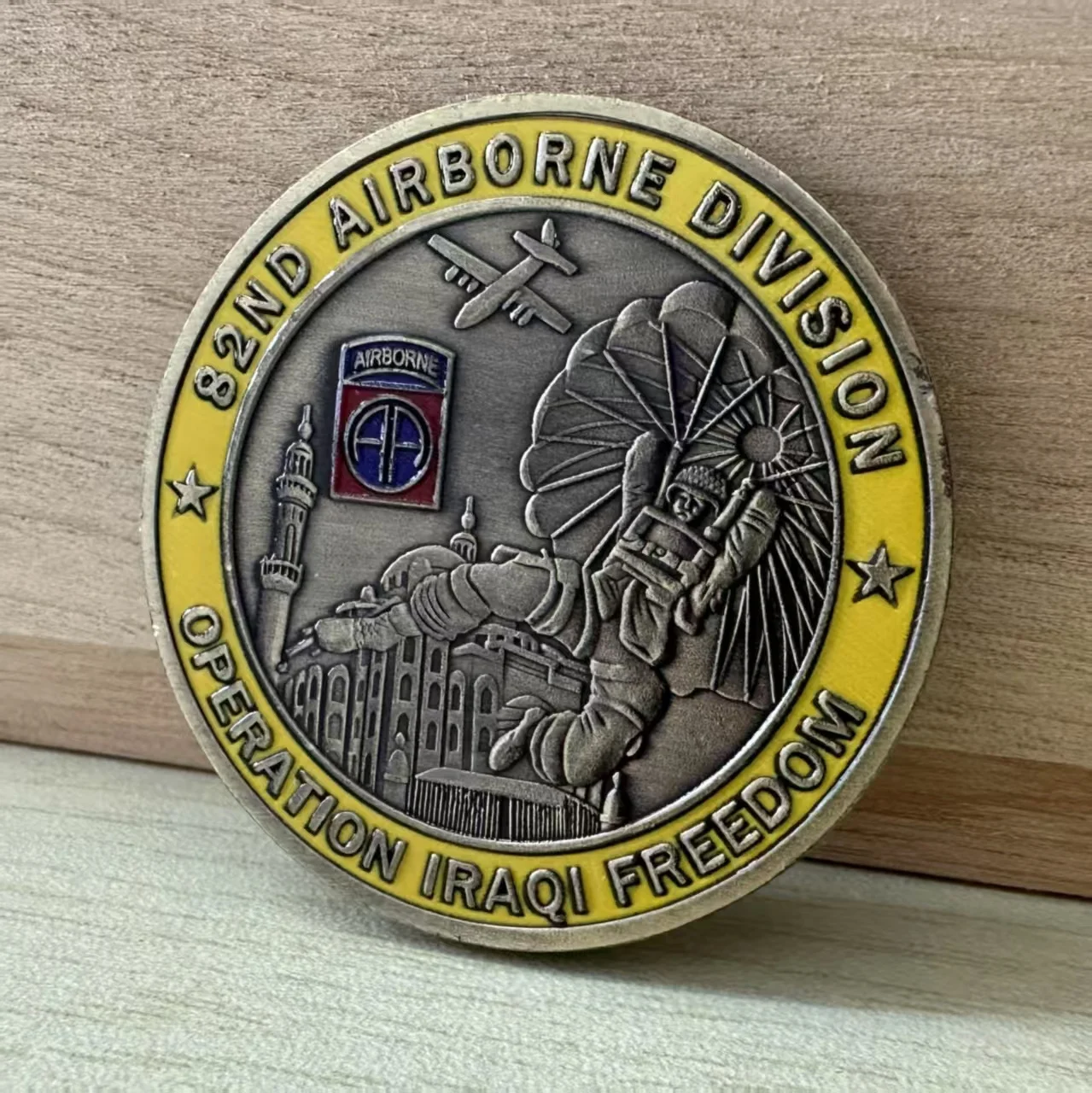 Bronze US Army Operation Iraqi Freedom Commemorative Coin 82nd Airborne ...