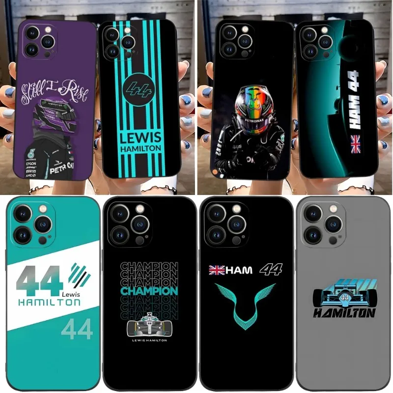Lewis Hamilton araba 44 telefon kılıfı Iphone 14 için Fundas Pro Max 13 ...