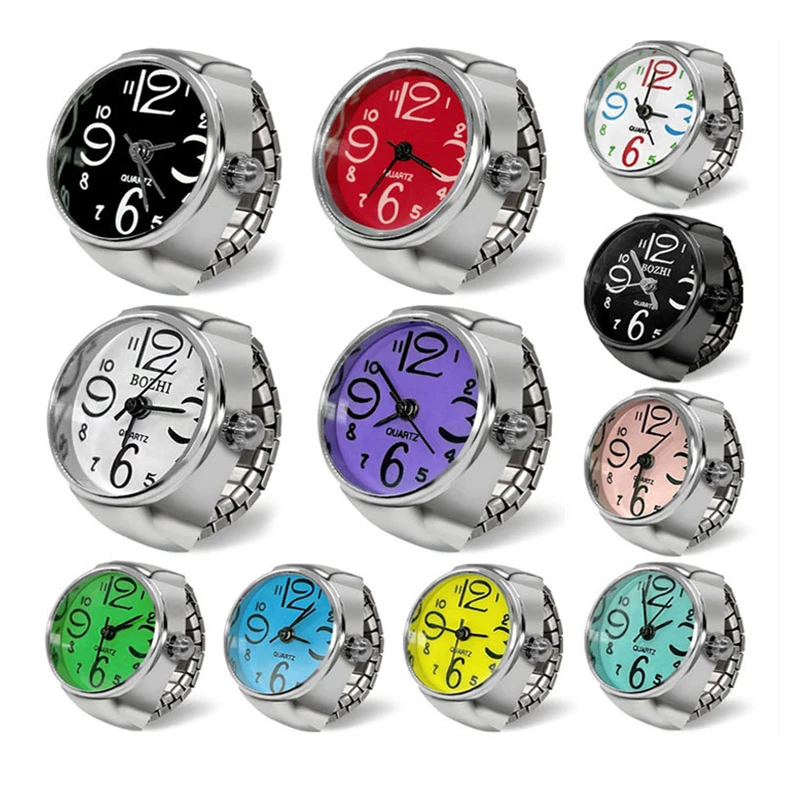WLP-Mini-anillos-de-reloj-Punk-Vintage-para-hombres-y-mujeres-correa-el ...