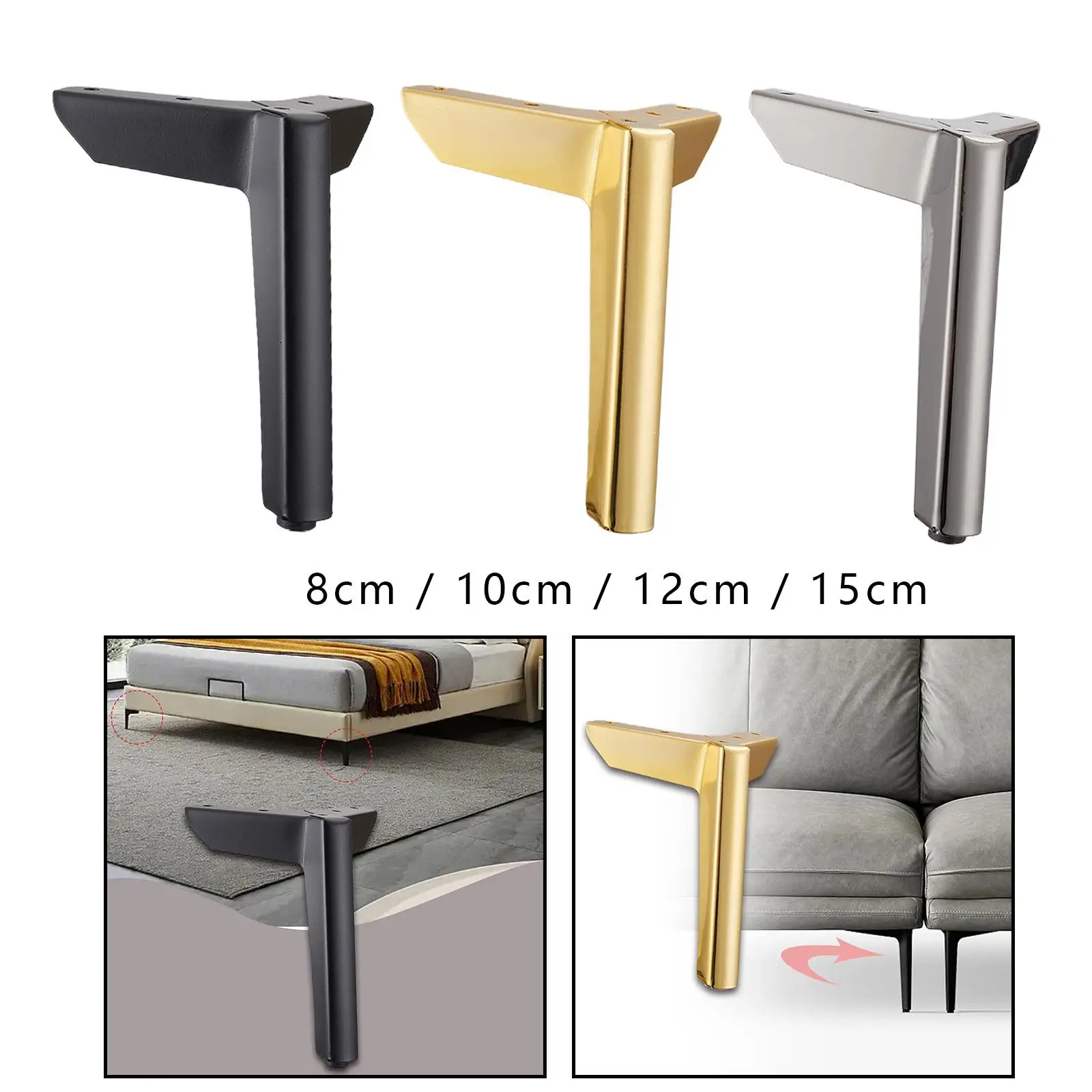 Triangle-Furniture-Legs-Heavy-Duty-Furniture-Raiser-Bed-Risers-Metal ...