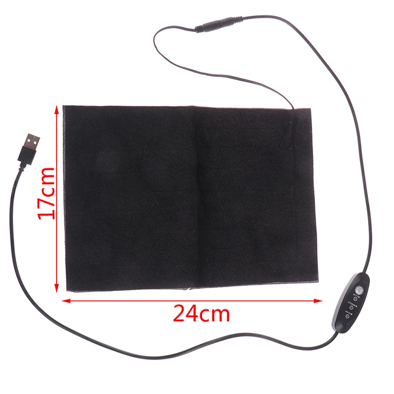 Portable USB Electric Heating Pad Vest Jacket Clothing Heated Pads ...