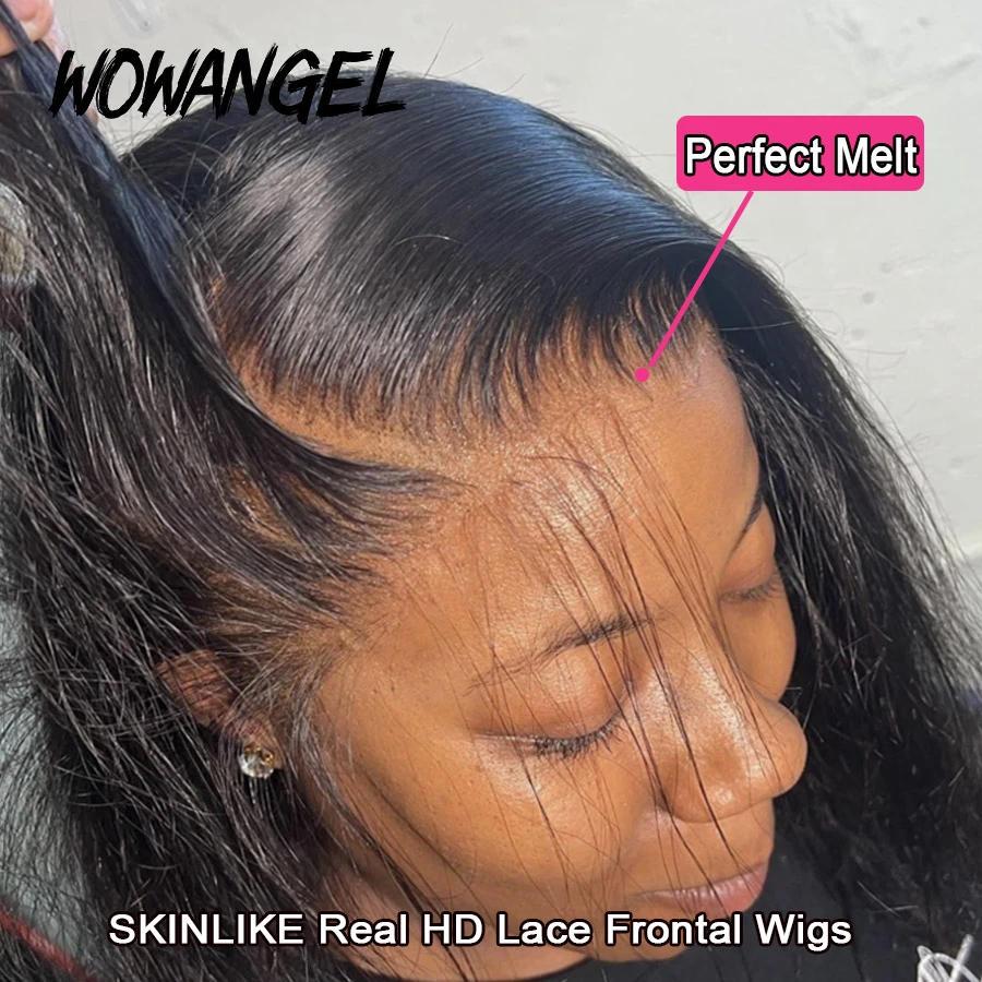 Wowangel Hd Lace Frontal Wigs 13x4 Lace Frontal Human Hair Wig Melt ...