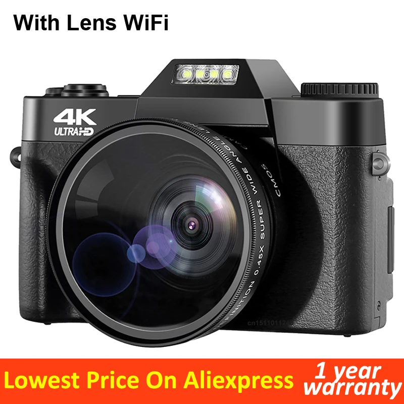 4K-Digital-Camera-48MP-Vlogging-YouTube-60FPS-Auto-Focus-16X-Zoom ...