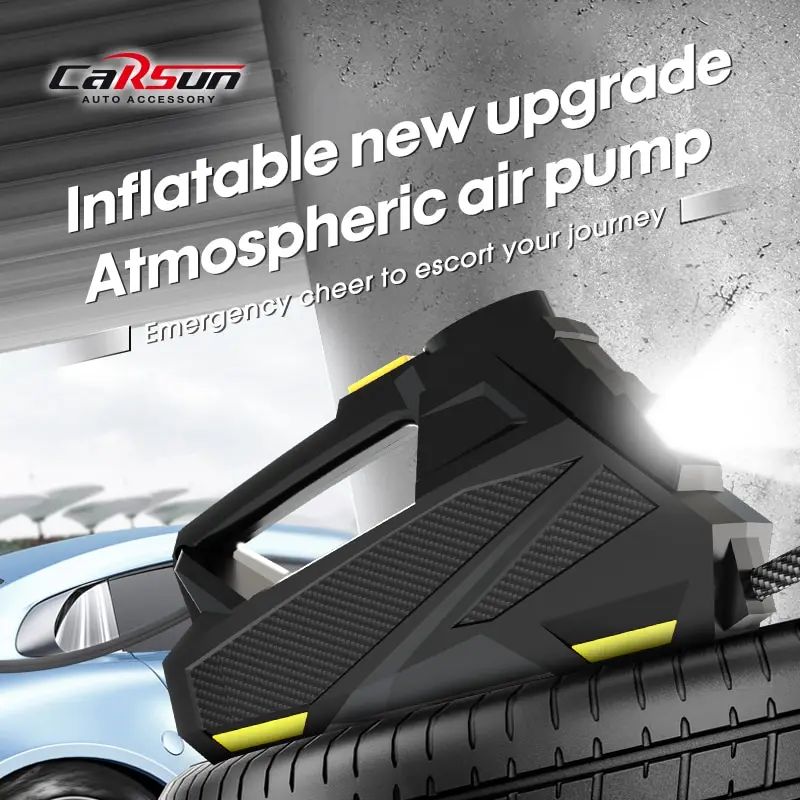 Auto Air Compressor 12V 150PSI Elektrische Bandenpomp Pomp Led Lamp ...