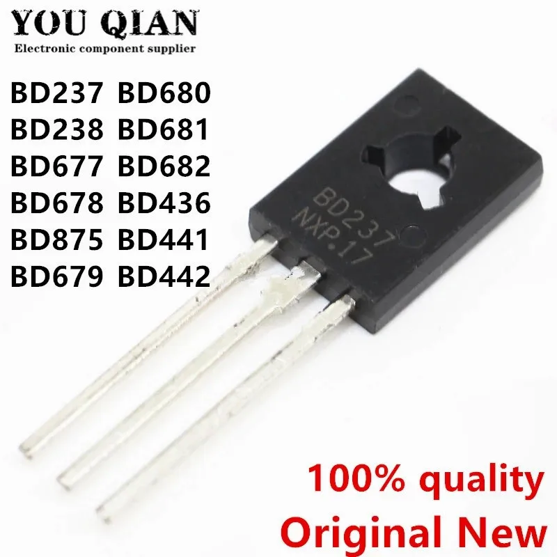 Transistor-de-potencia-NPN-50-piezas-BD237-BD680-BD681-BD682-BD139 ...