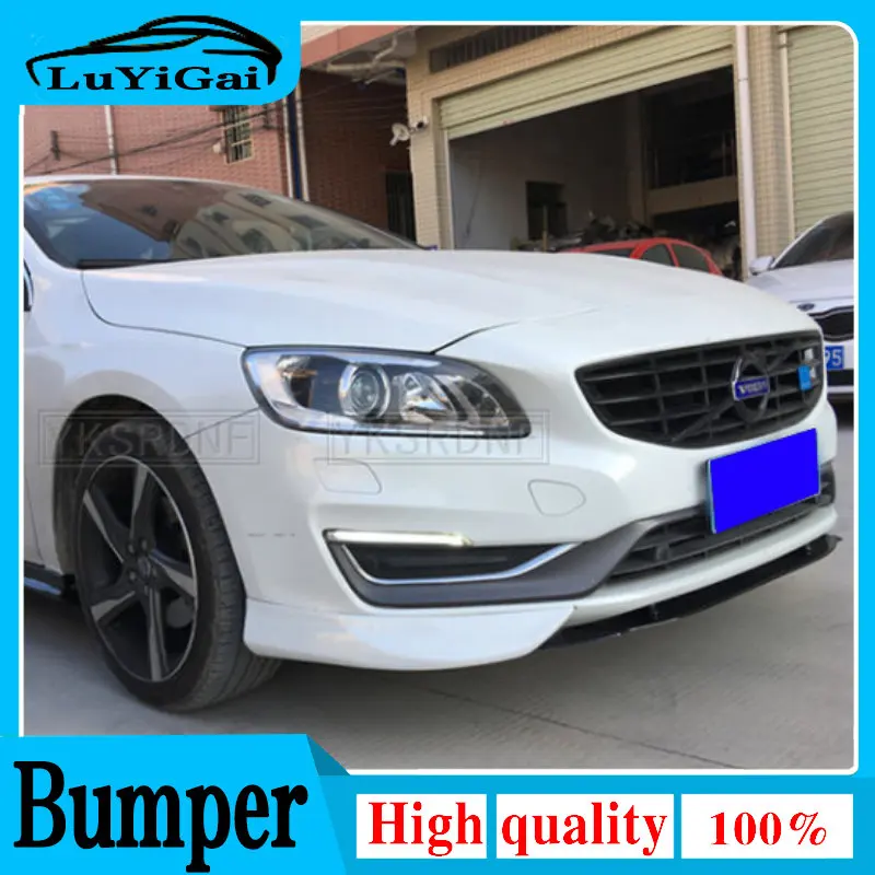 High-Quality-ABS-Black-ABS-Carbon-Fiber-Bumper-Front-Lip-Splitter ...