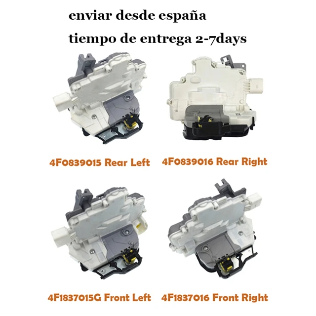 Front Rear Left Right Door Lock Actuator 4F1837015G 4F1837016 For AUDI ...