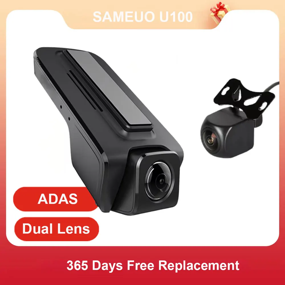 Car Dvr Front and rear ADAS 720P USB dashcm Android Camera Video ...
