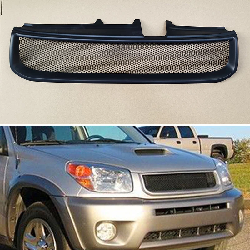 Toyota RAV4 2004 Modified with a Matte Black Racing Grille – Here's ...