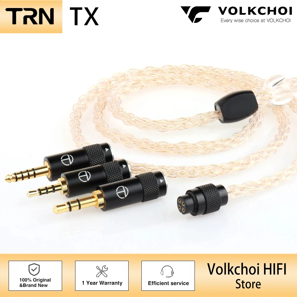 Cable-de-auriculares-TRN-TX-Cable-de-actualizaci-n-desmontable-de-oro ...